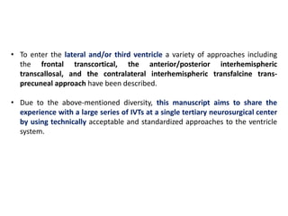 Intraventricular tumors.pptx