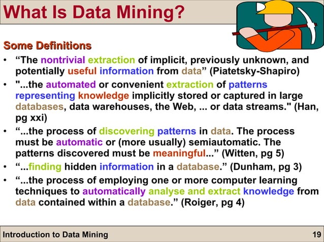 Introduction to Data Mining | PPT