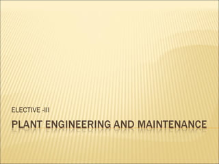Introduction to maintenance | PPT