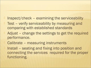 Introduction to maintenance | PPT