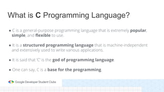 Learn To Code: Introduction to c | PPTX