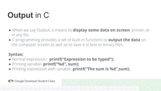 Learn To Code: Introduction to c | PPTX