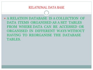 Intrduction to ms access.pptx+ASSSSSSSSSSSSS | PPT