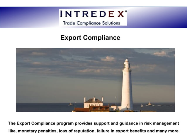 Export Compliance | PPT