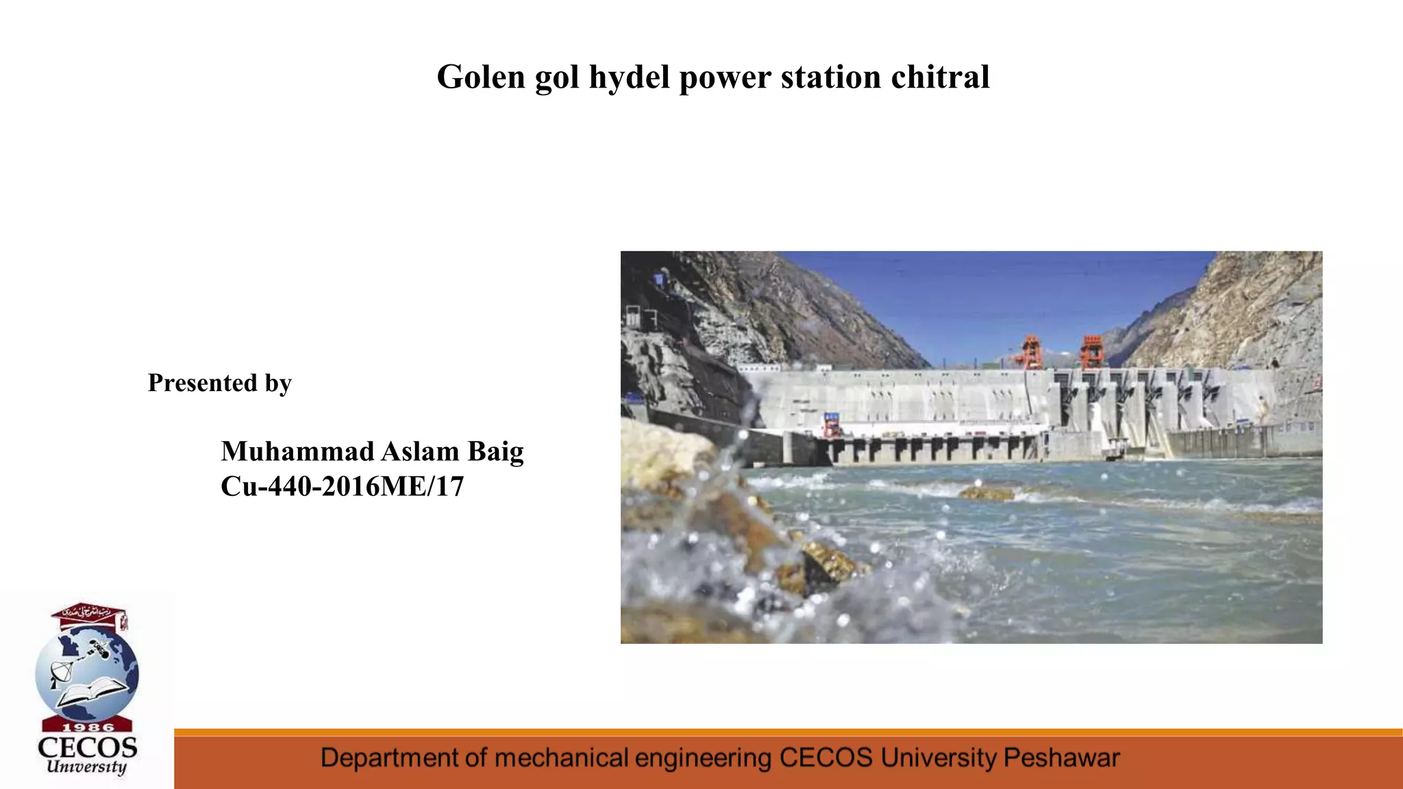 Internship report and presentation with contents about electric power ...