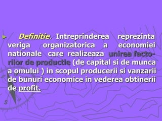 Intreprinderea | PPTX