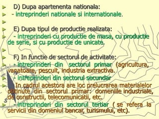 Intreprinderea | PPTX