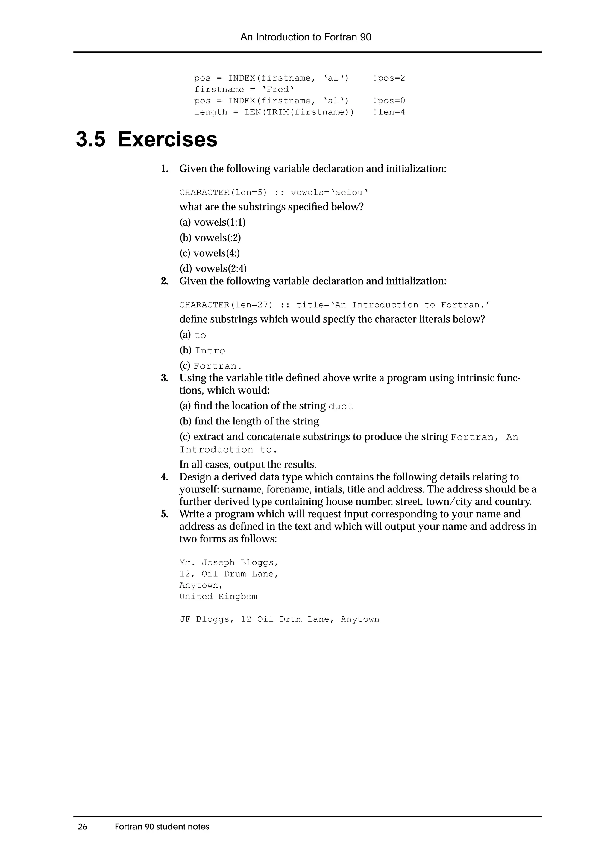 Intr fortran90 | PDF