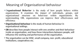 Intriduction to Organisational Behaviour.pptx