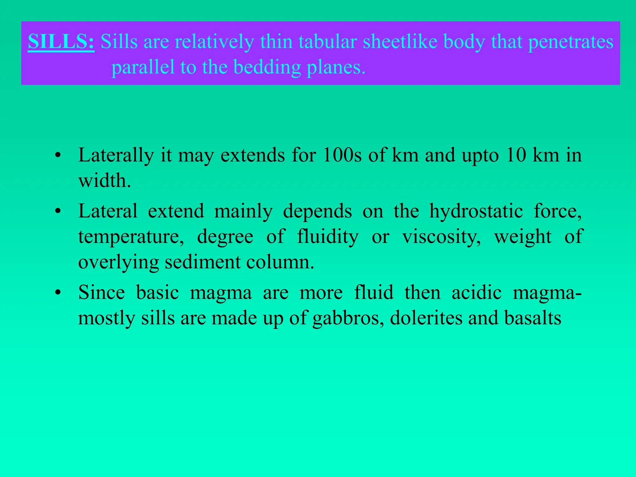 Forms of igneous rock bodies and textures | PPT