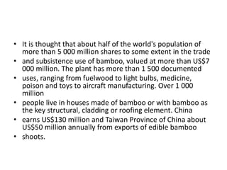 Intriguing factors of bamboo | PPT