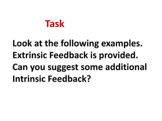 Course Design Intrinsic Feedback eLearning | PPTX