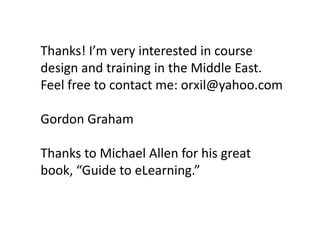 Course Design Intrinsic Feedback eLearning | PPT