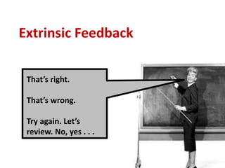 Course Design Intrinsic Feedback eLearning | PPTX