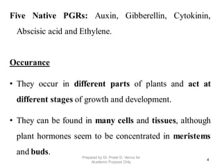 Intrinsic factors part 1 Plant Growth Regulators | PDF