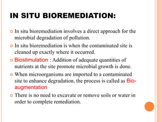 Intrinsic in Situ Bioremediation | PPT