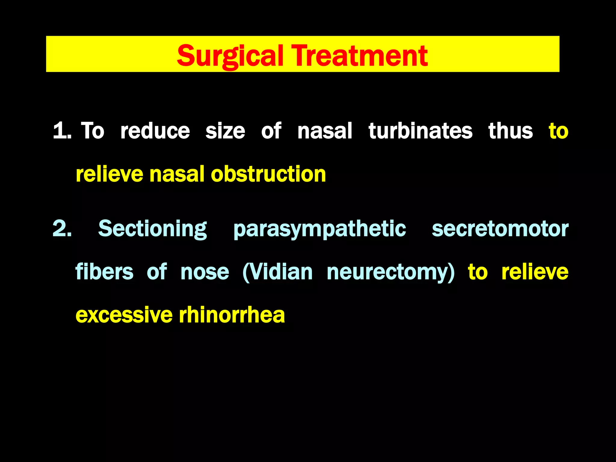 Intrinsic Rhinitis and Rhinitis Medicamentosa | PPT