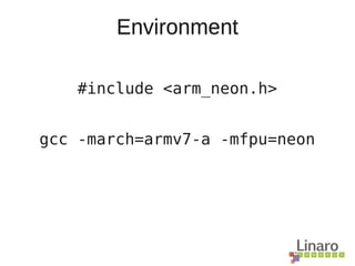 Q4.11: NEON Intrinsics | PPT