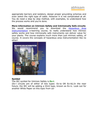 Intrinsic safety | PDF