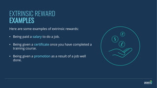 Intrinsic vs Extrinsic Rewards | PPT