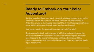 Intriq Journey SG - 7 Reasons to Go to Antarctica and Arctic Cruise ...