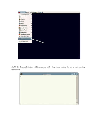 Introduction to unix | DOCX | Operating Systems | Computer Software and Applications