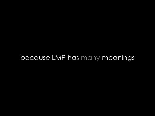 LMP Intro | PPT | Free Download