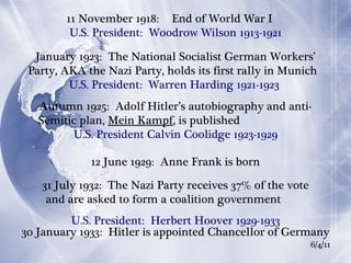 Anne Frank notes | PPT