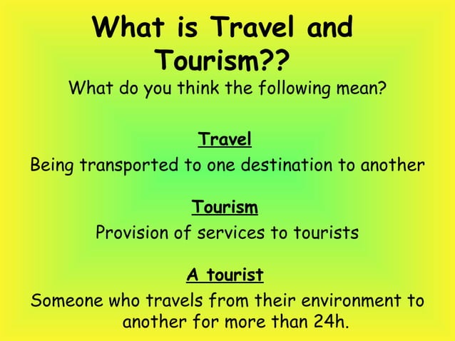 Intro to UK Travel and Tourism Industry | PPT | Air Travel | Travel Type