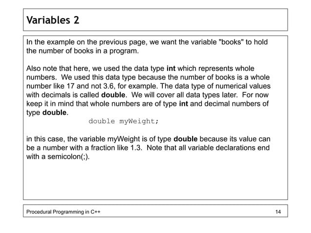 Intro. to prog. c++ | PPT