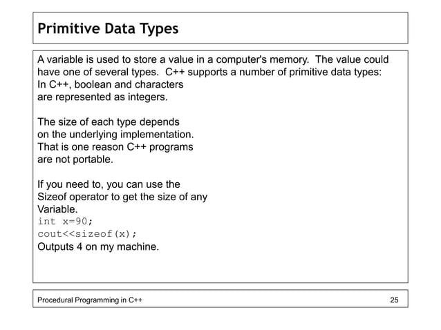 Intro. to prog. c++ | PPT