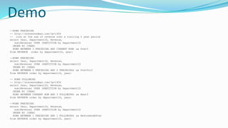 SQL Server TOP(), Ranking, NTILE, and Aggregate Functions | PPT