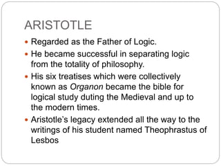 Introduction to Logic | PPTX