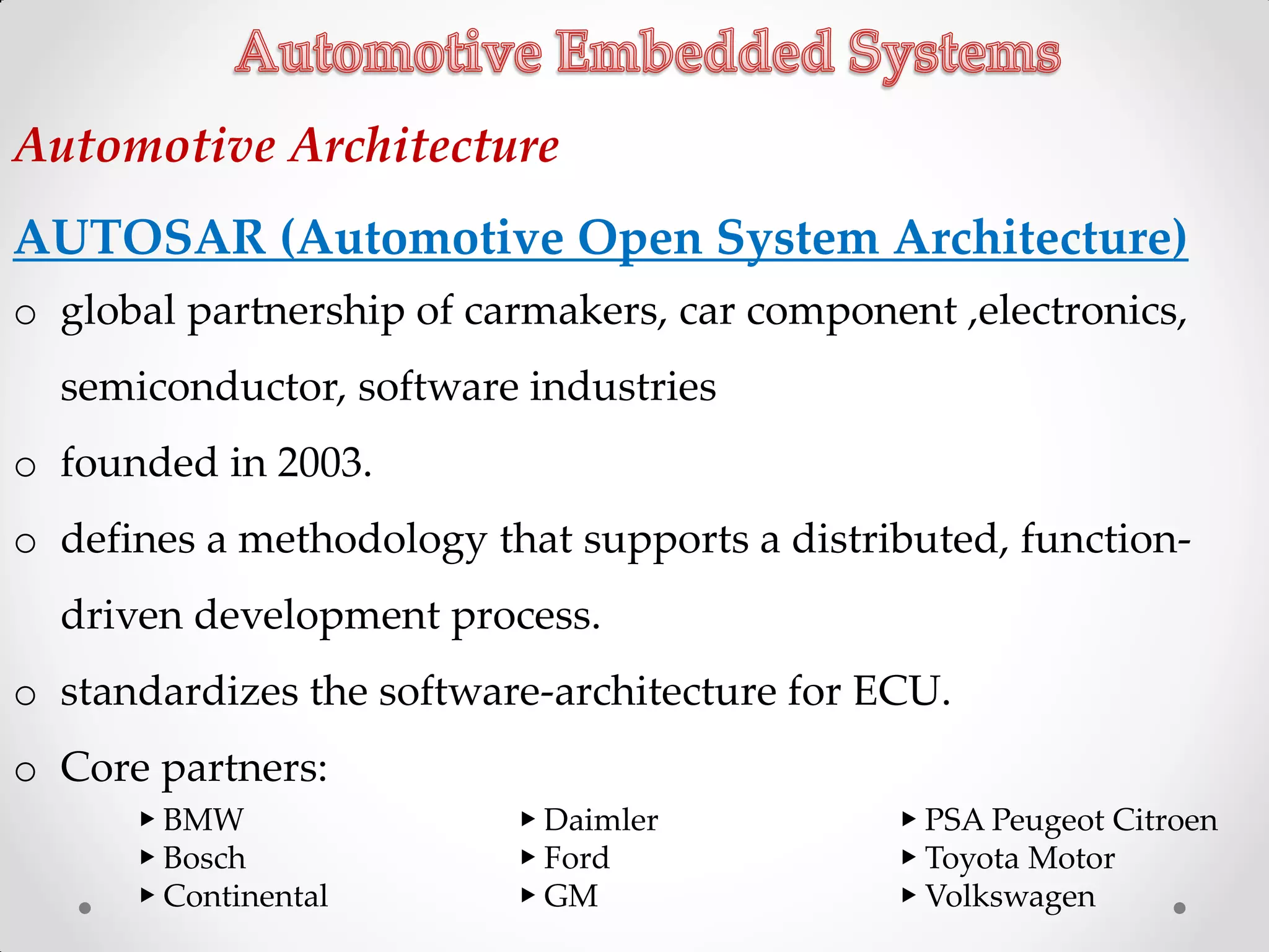 Embedded Systems in Automotive | PDF