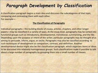 An Introduction to Writing- paragraph, essay | PPTX