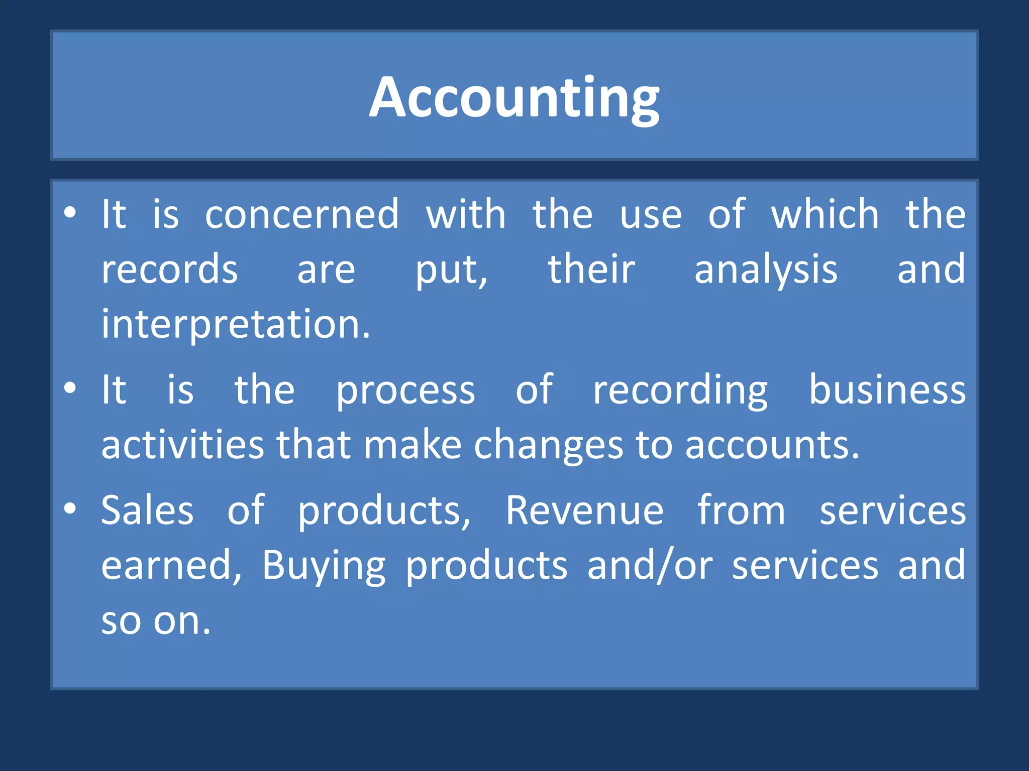 Intro. to accounting | PPTX