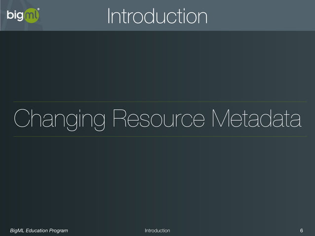 BigML Education - Introduction | PDF