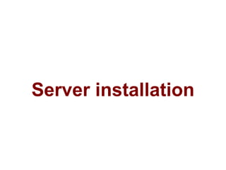 server installation founmental | PPTX