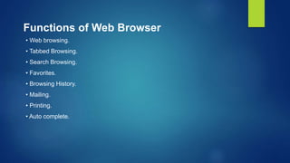 INTERNET AND E-COMMERCE | PPTX