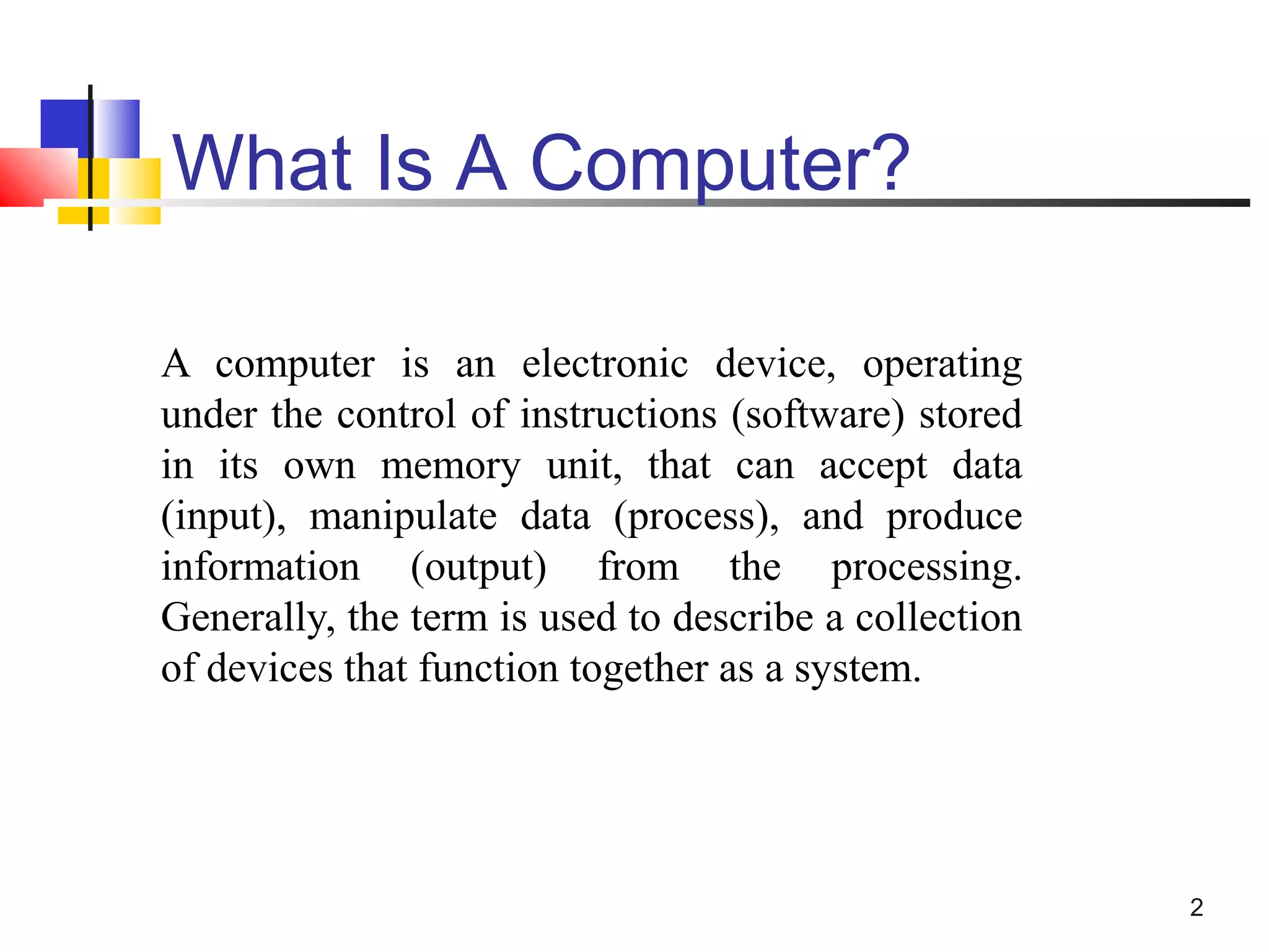 Introduction to Computer | PPT