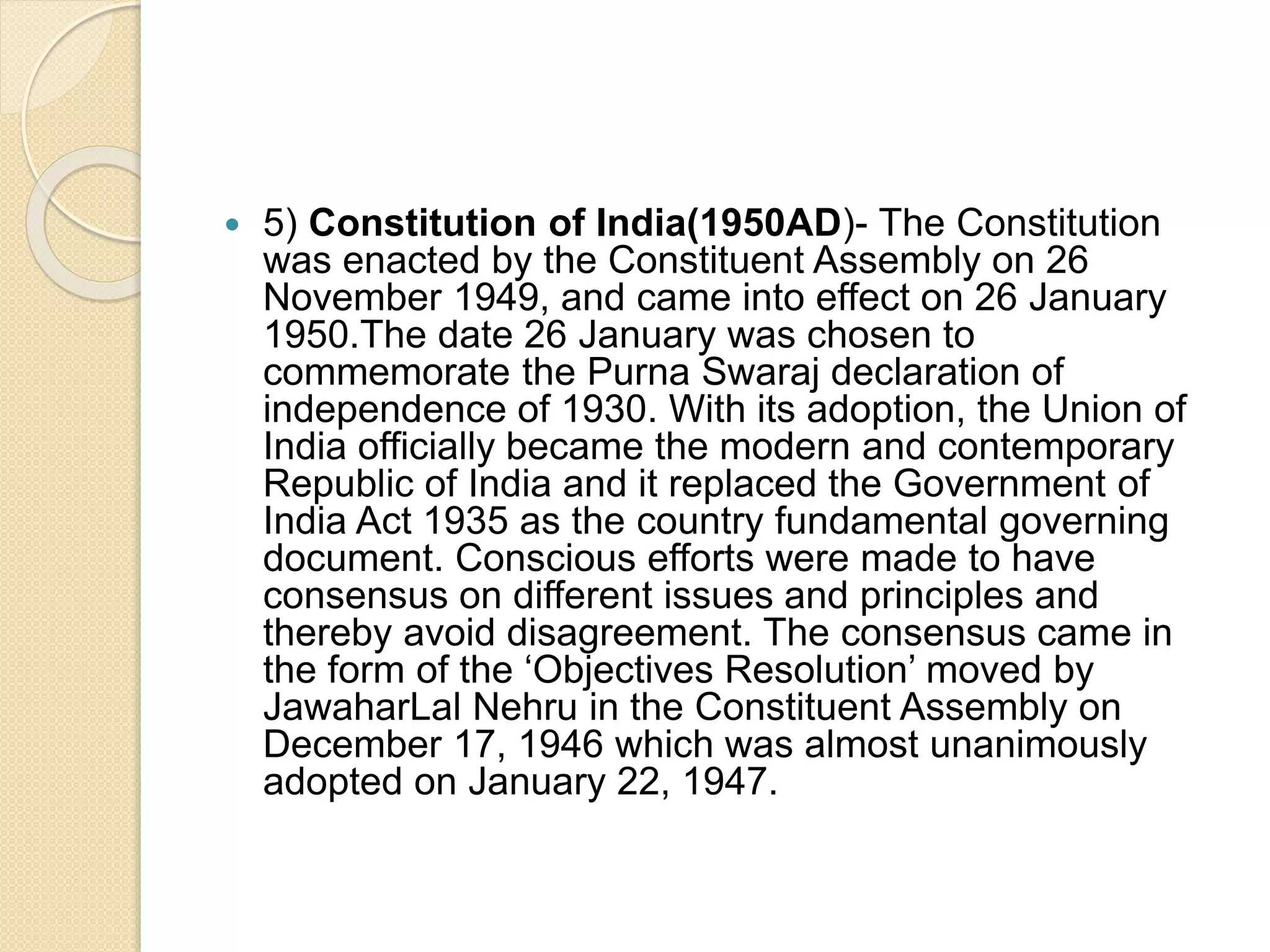 Introduction to constitution | PPTX