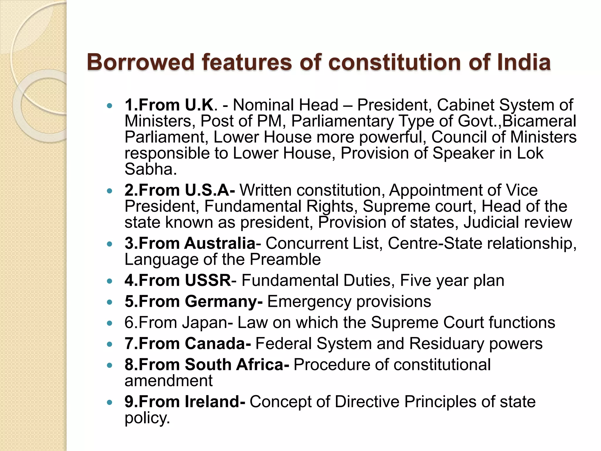 Introduction to constitution | PPTX