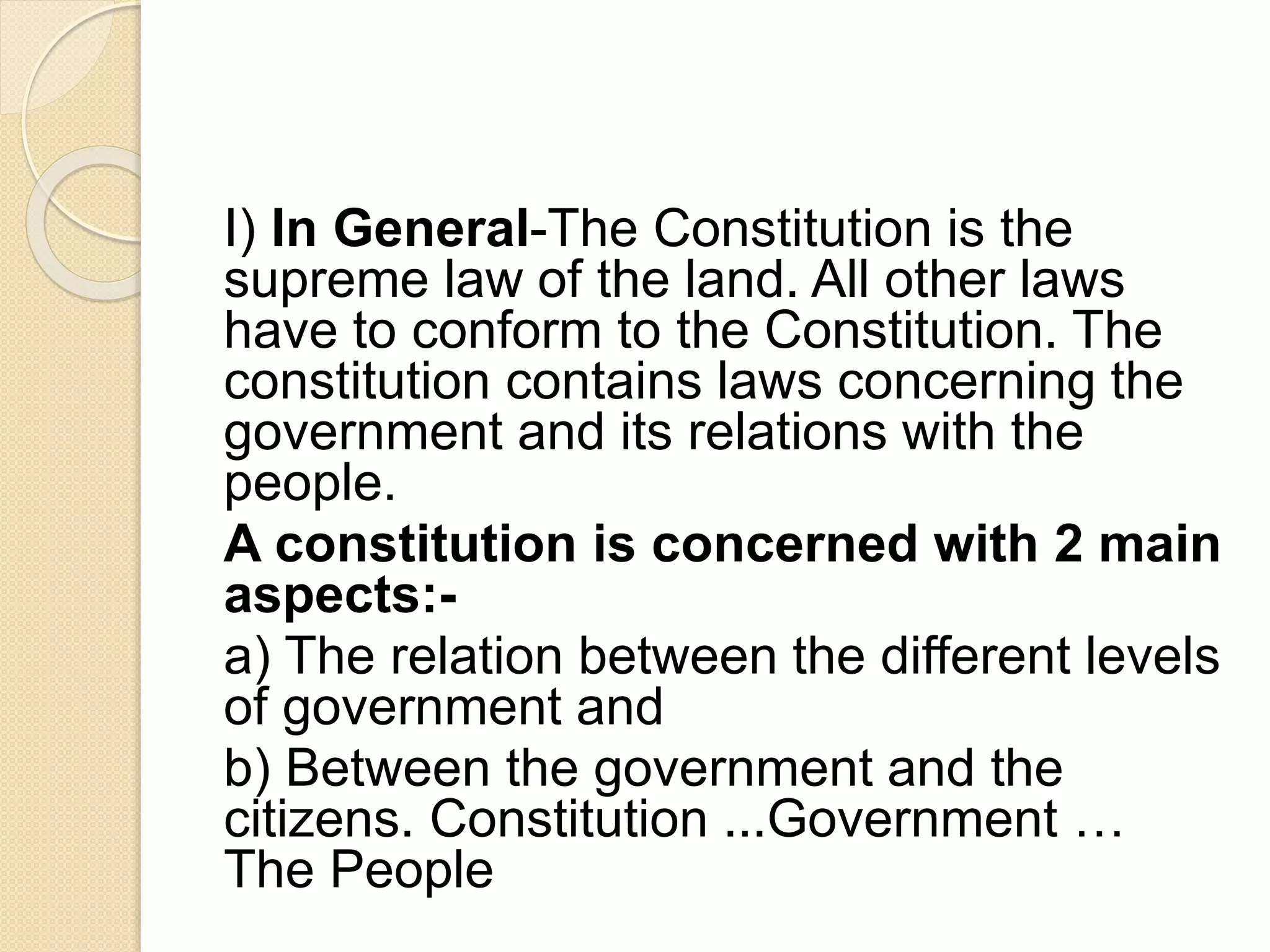 Introduction to constitution | PPTX