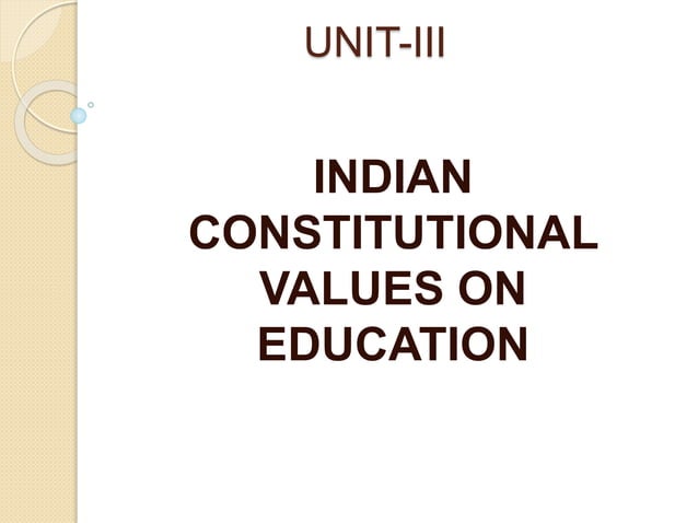 Introduction to constitution | PPTX | Law