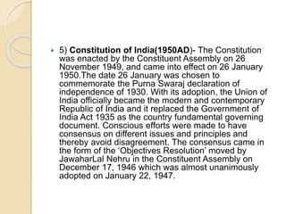 Introduction to constitution | PPTX