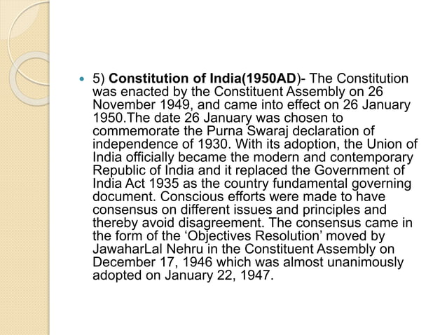 Introduction to constitution | PPTX | Law