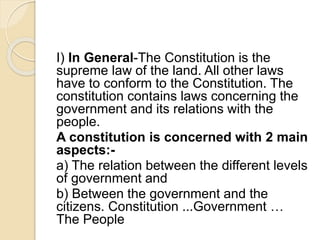 Introduction to constitution | PPTX