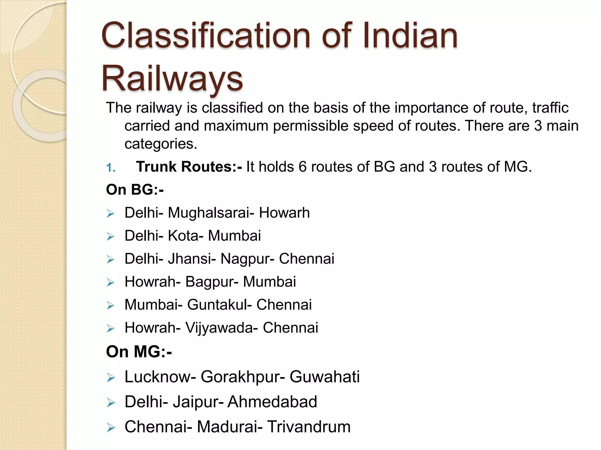 Introduction to railway engineering | PPTX