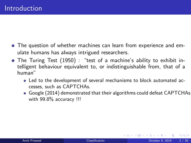 Introduction to Classification | PPT