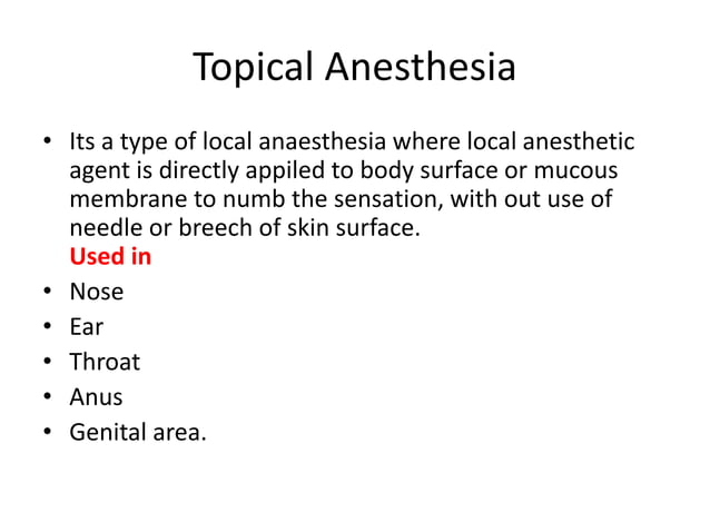 Introduction to Anesthesia | PPT